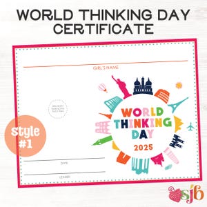 World Thinking Day 2025 Girl Scouts - Etsy