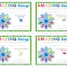 Daisy Petal & Leaf Certificates Complete Set Fillable 4-up Girl Scouts ...