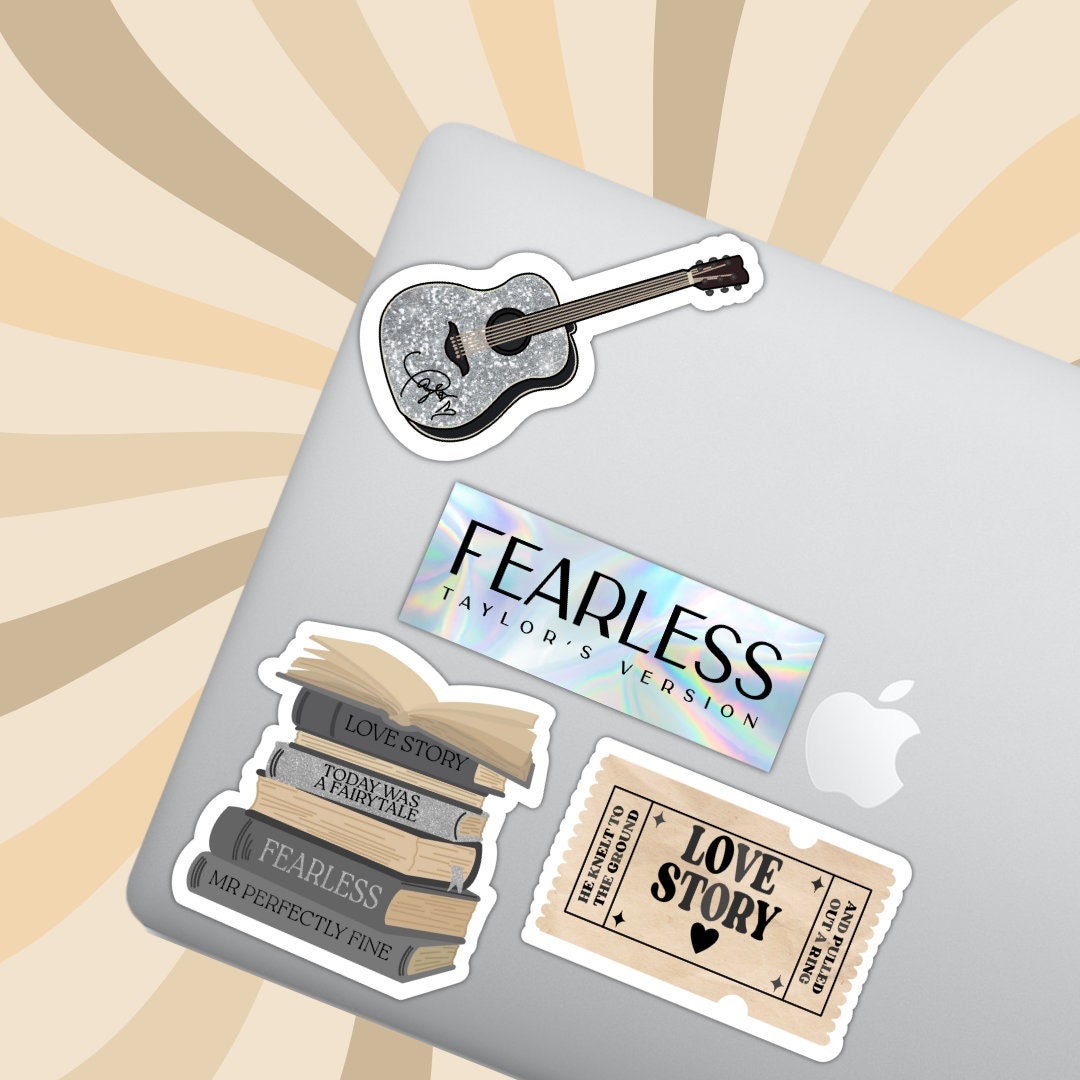 Taylor Swift Fearless taylor's Version Vinyl Stickers - Etsy