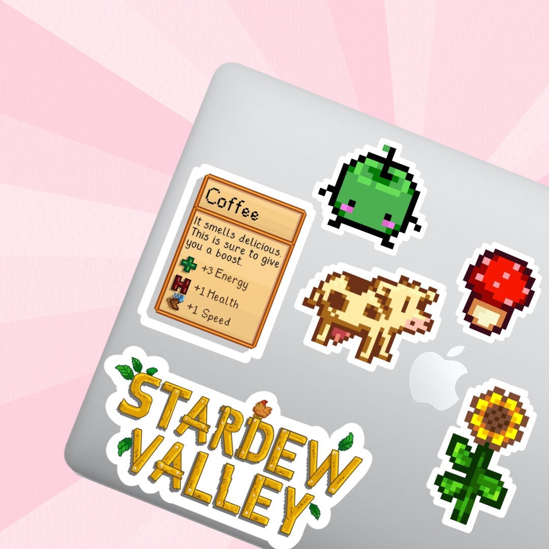 Stardew Valley Inspired Vinyl Stickers - Etsy