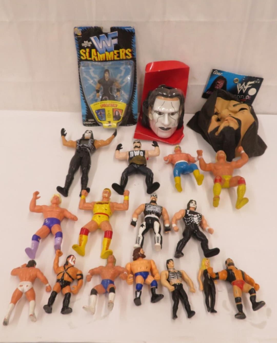 Vintage WWF Slammers/attitude Wrestling Figures Toys Lot of 18 ...