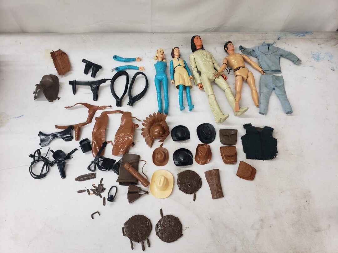 Vtg Lot 1960s Marx Johnny West Figure Accessories - Etsy