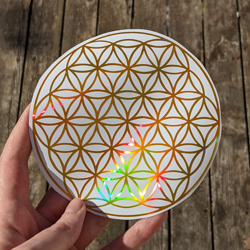 Sacred Geometry Sticker - Etsy