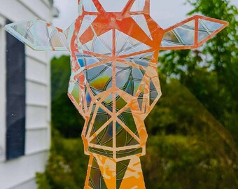 Giraffe Window Decal - Etsy