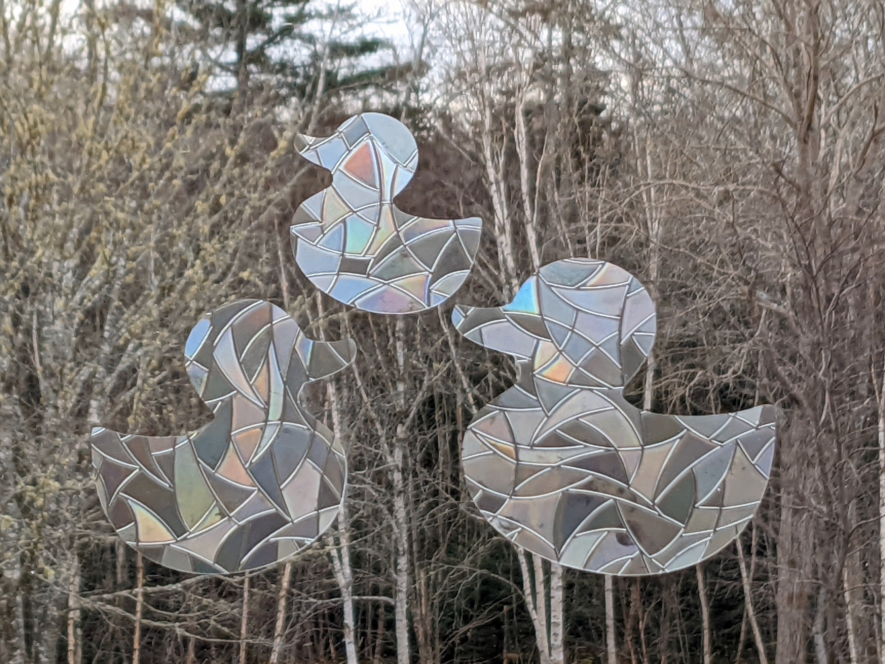 Duck Window Cling Sun Catcher Decals - Rainbow Maker Sets - Reusable ...