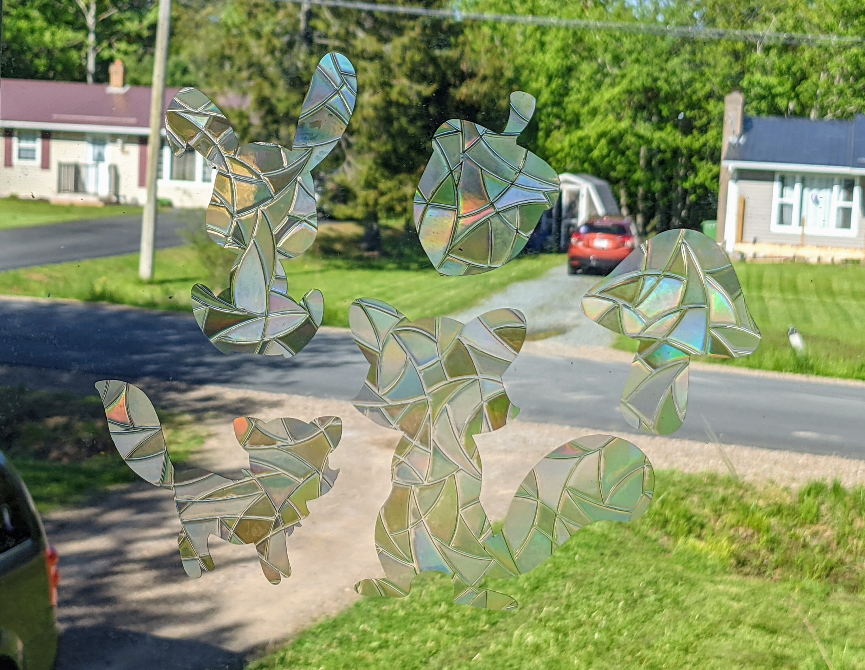 Woodland Window Cling Sun Catcher Sets Forest Animal Designs | Etsy