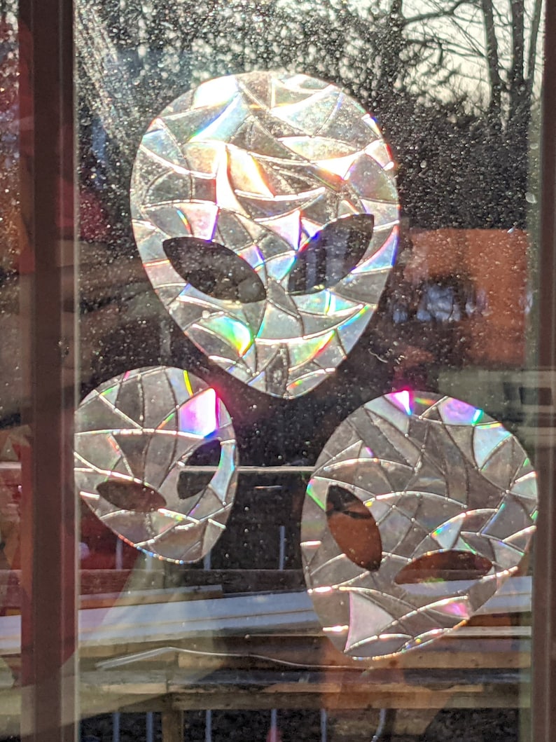 Alien Window Cling Sun Catchers Casts Rainbows Static | Etsy
