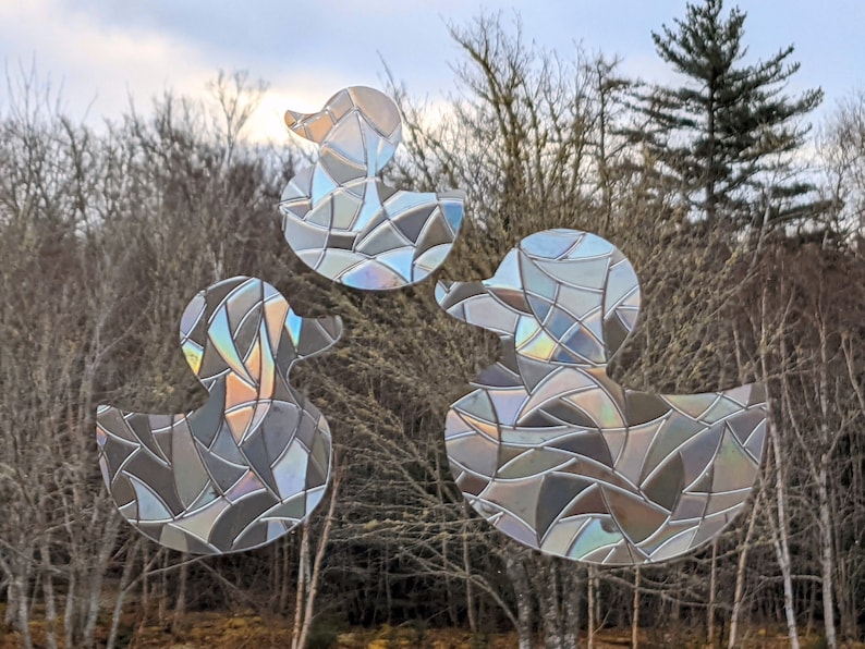 Duck Window Cling Sun Catcher Decals - Rainbow Maker Sets - Reusable ...