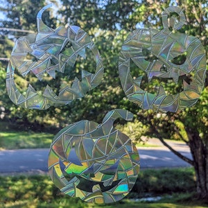 Jack O'lantern Suncatchers - Reusable Pumpkin Window Decals - Spooky ...