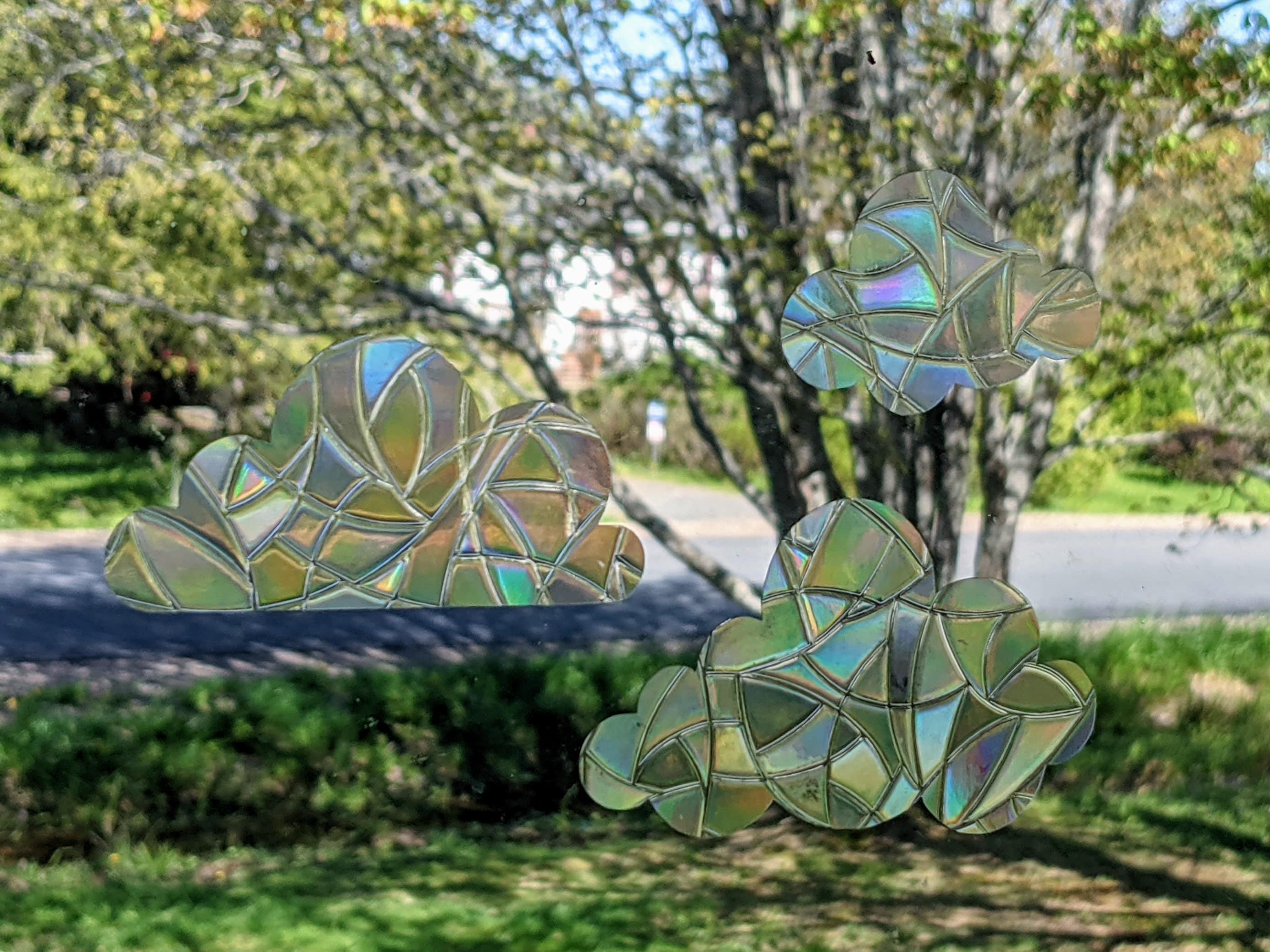 Cloud Window Cling Sun Catcher Decals Rainbow Maker Sets - Etsy Canada