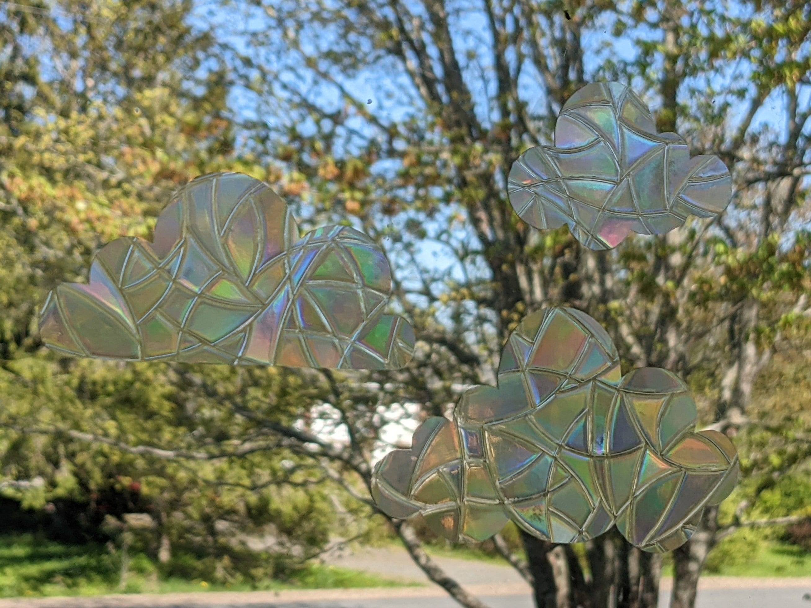 Cloud Window Cling Sun Catcher Decals Rainbow Maker Sets - Etsy