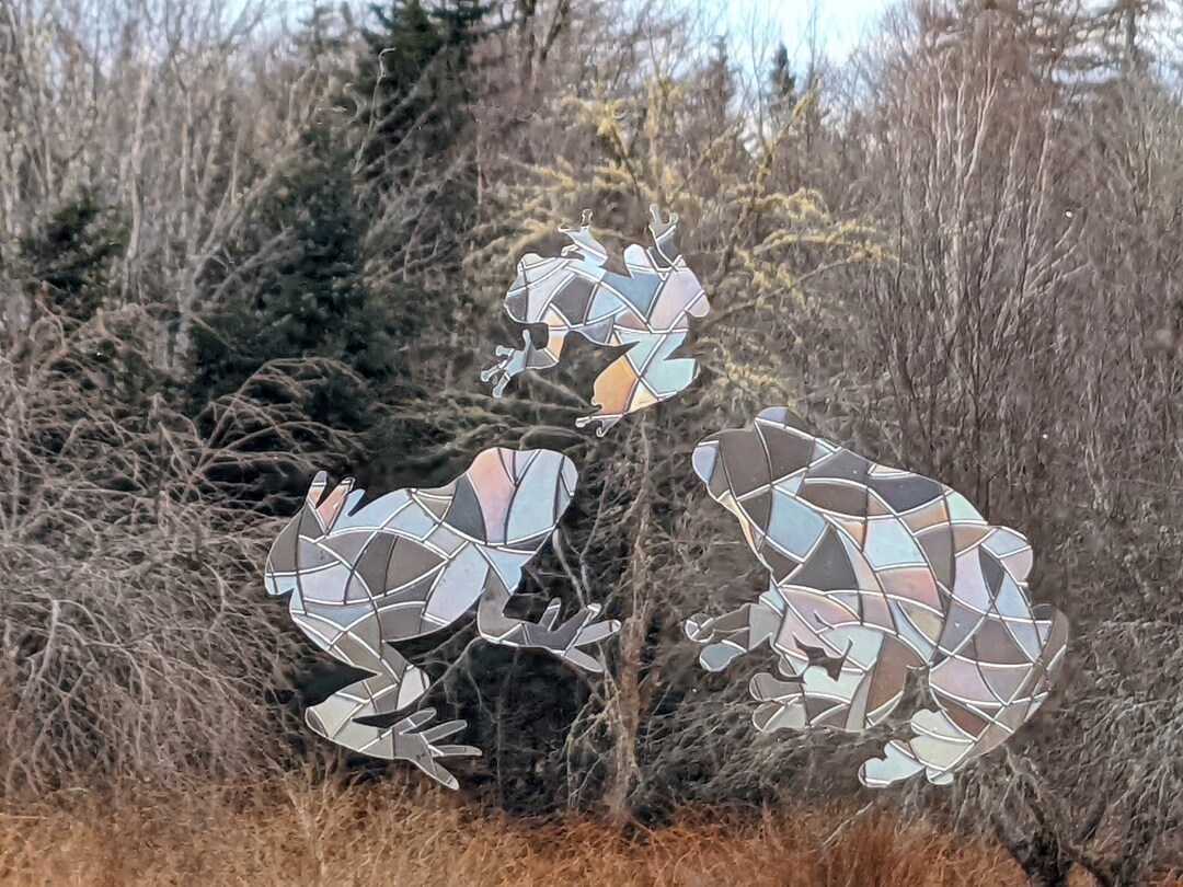 Frog Window Cling Sun Catcher Decals - Rainbow Maker Sets - Reusable ...