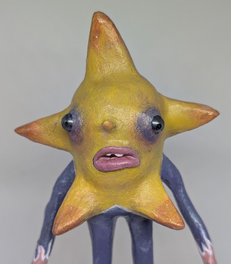 Rigel: Starboy, Weird Paper Clay Sculpture - Etsy