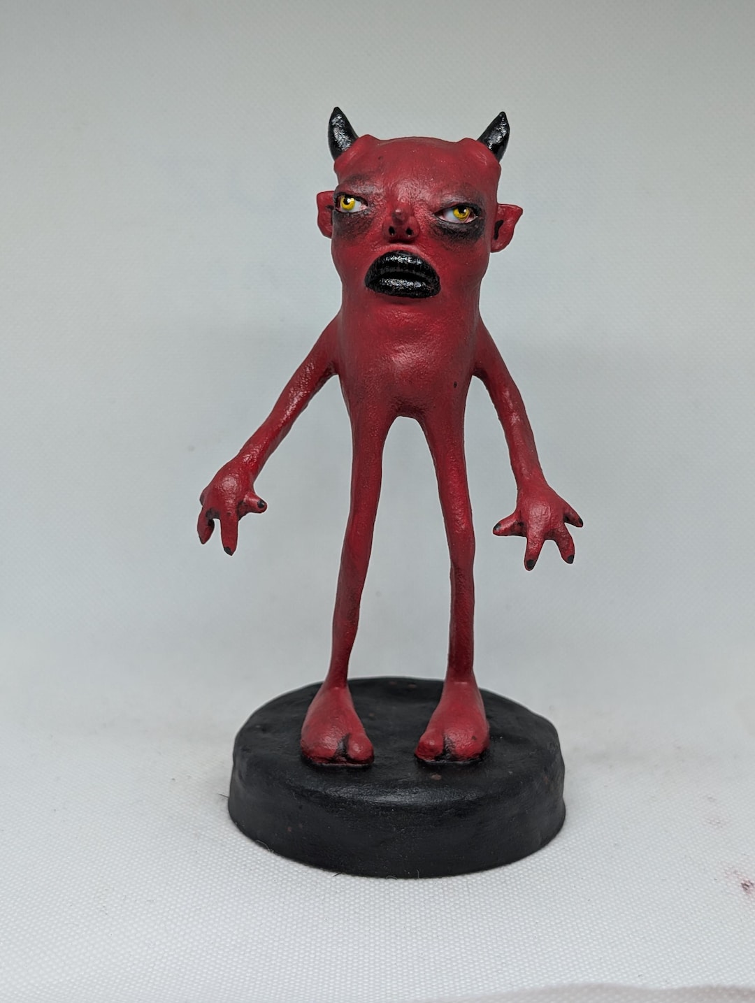 Demon Sculpture, Devil Doll, Devil Art, Satan Art, Lowbrow Art, Weird ...