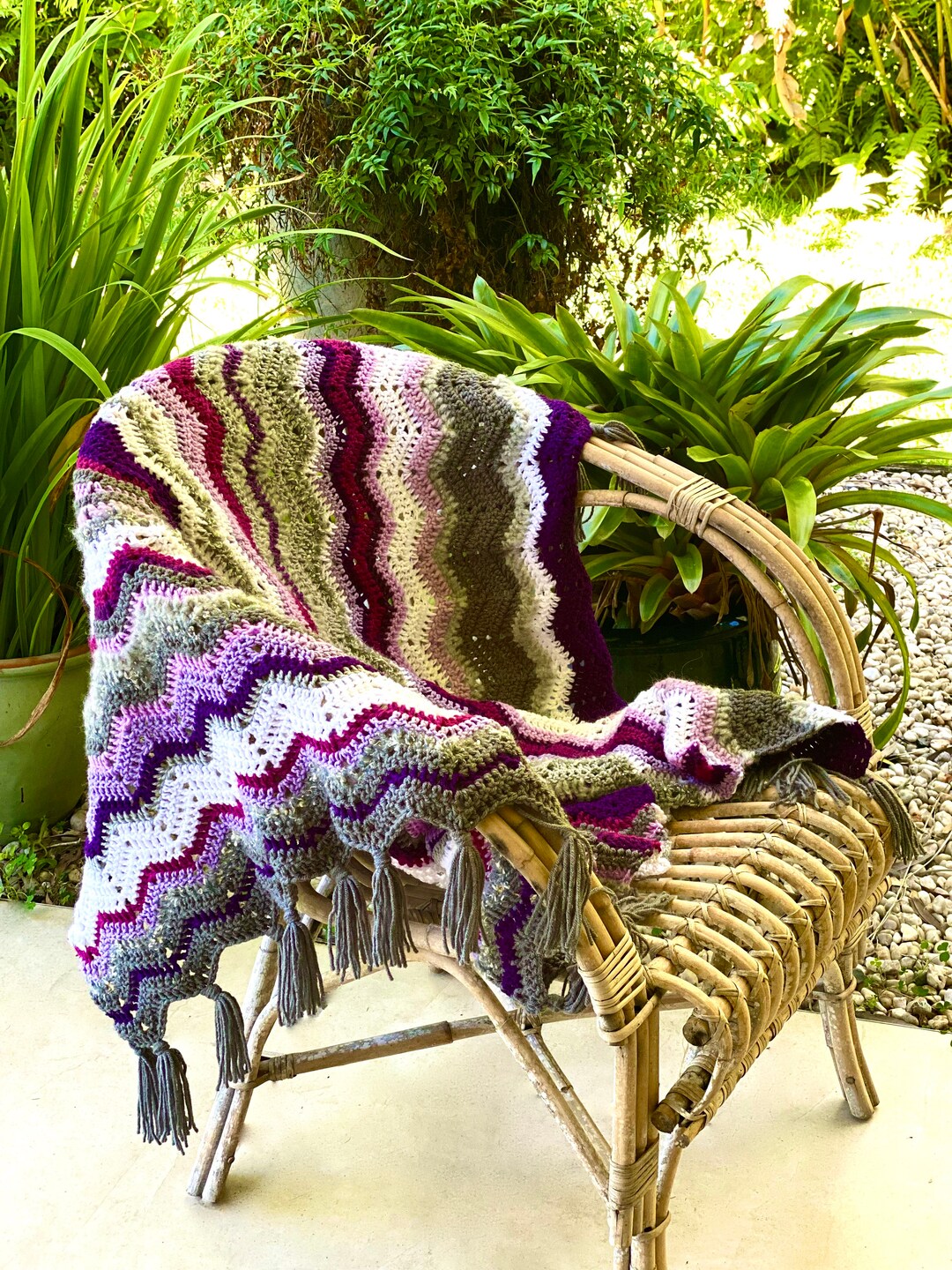 Crochet Throw, READY TO POST, Handmade Throw, Crochet Lap Blanket ...