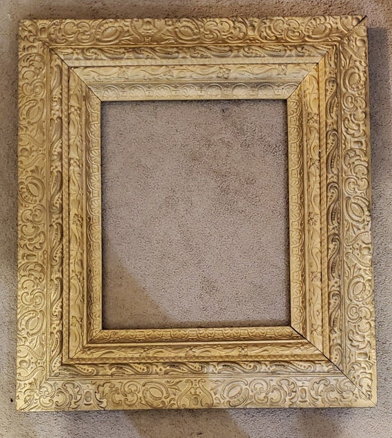Antique Square Gold Picture Frame