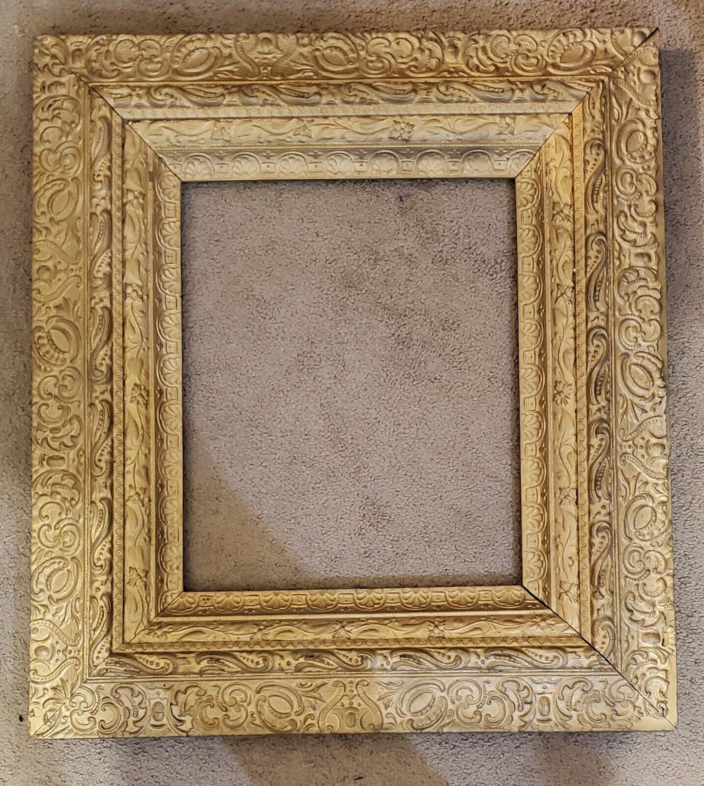 Antique Square Gold Frame