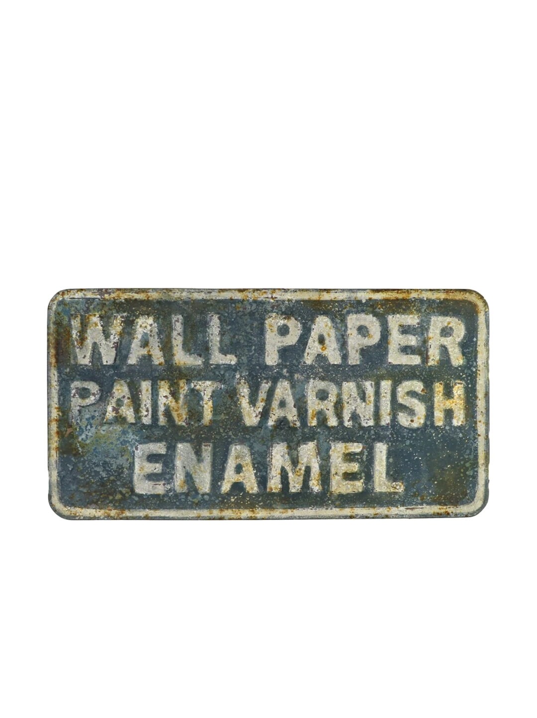 Antique Style Paint and Varnish Sign Wall Signs Kitchen Decor Metal ...