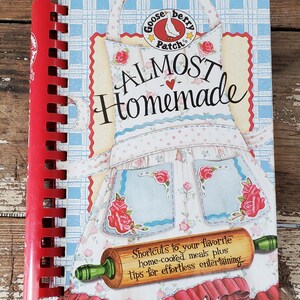 Vintage Gooseberry Patch Cookbook almost Homemade Farmhouse Cookbook ...