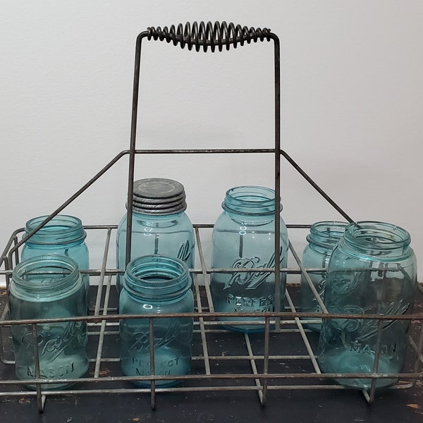 Blue Ball Jars - Etsy