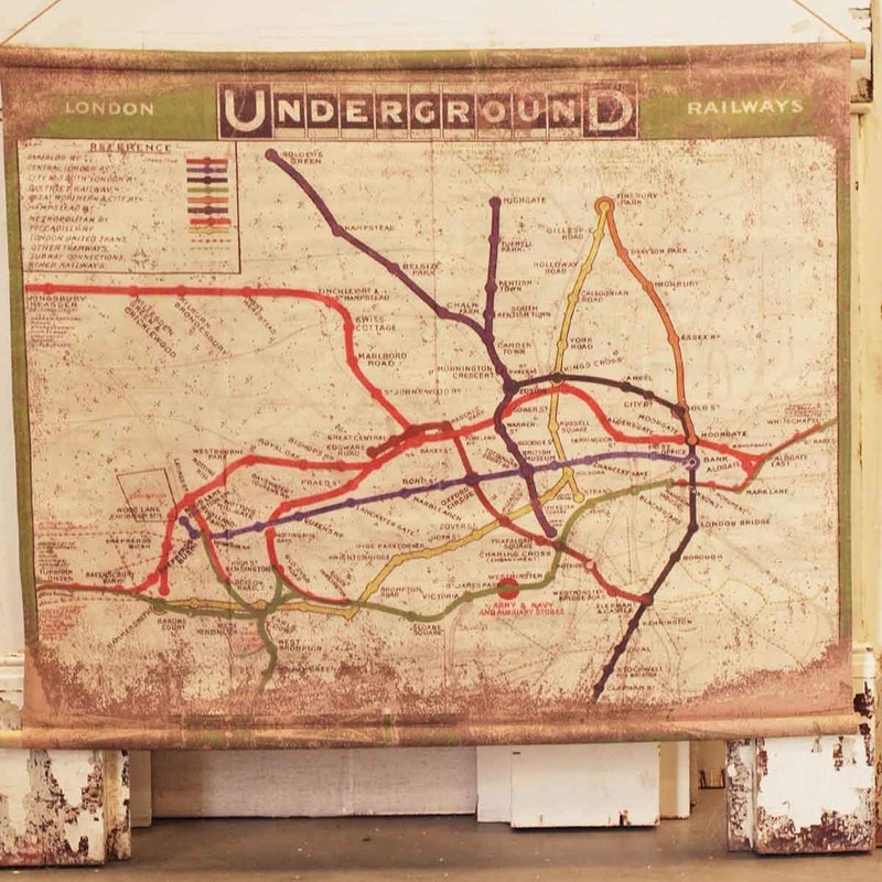 Linen Map - Etsy