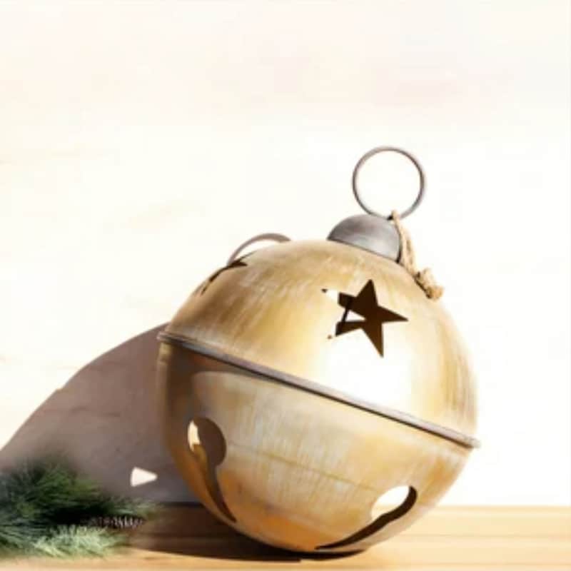 Gold Metal Christmas Bell - Etsy