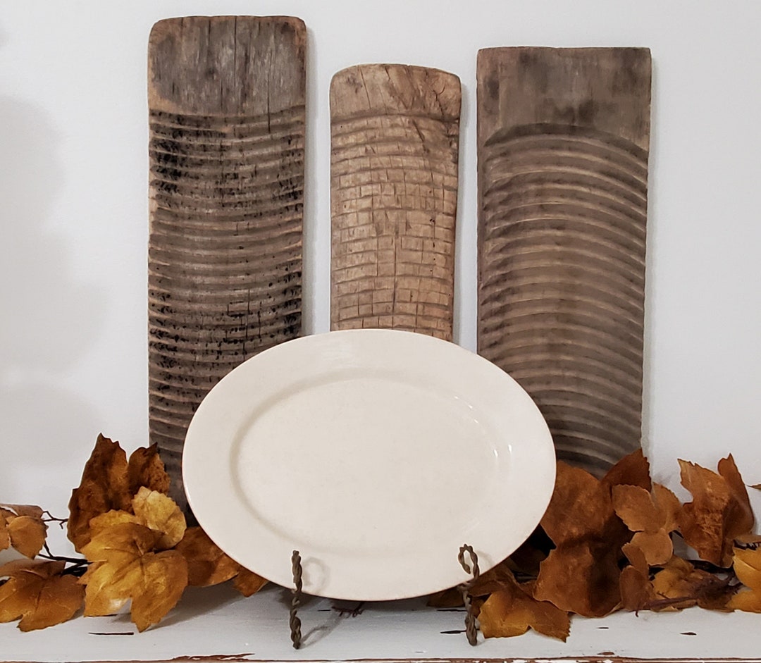 Antique Ironstone White/ivory Platter English Stoneware Large Serving ...