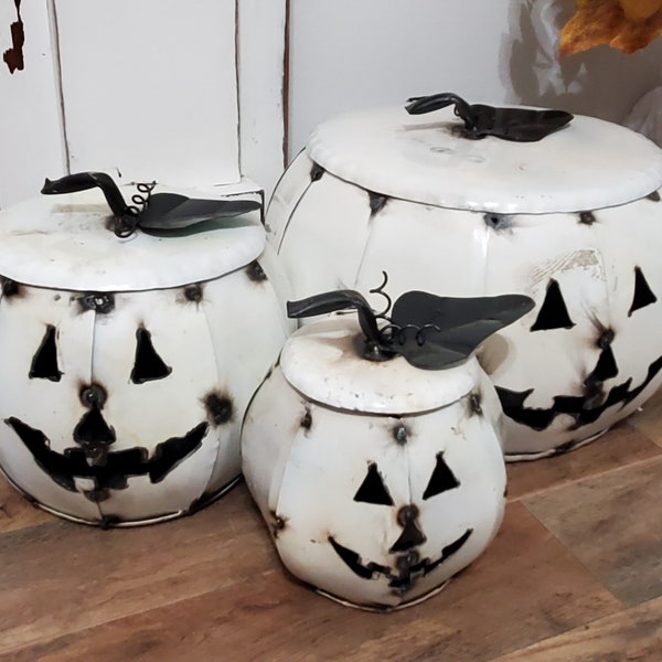 Metal Pumpkins - Etsy