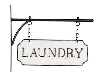 Hanging Laundry Sign | Etsy