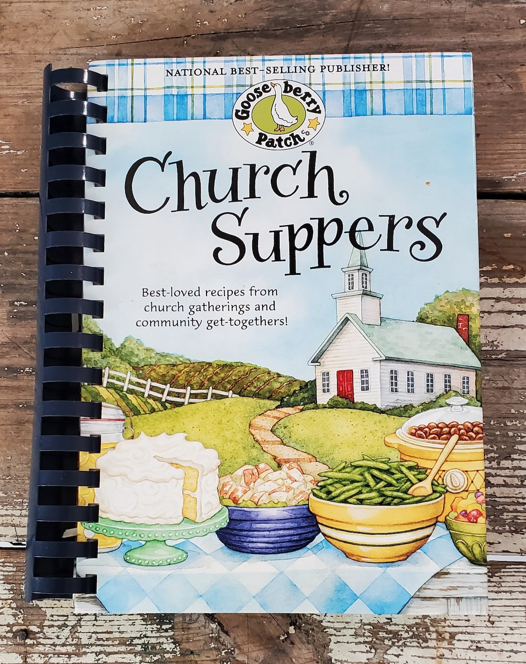 Vintage Gooseberry Patch Cookbook church Suppers Farmhouse Cookbook ...