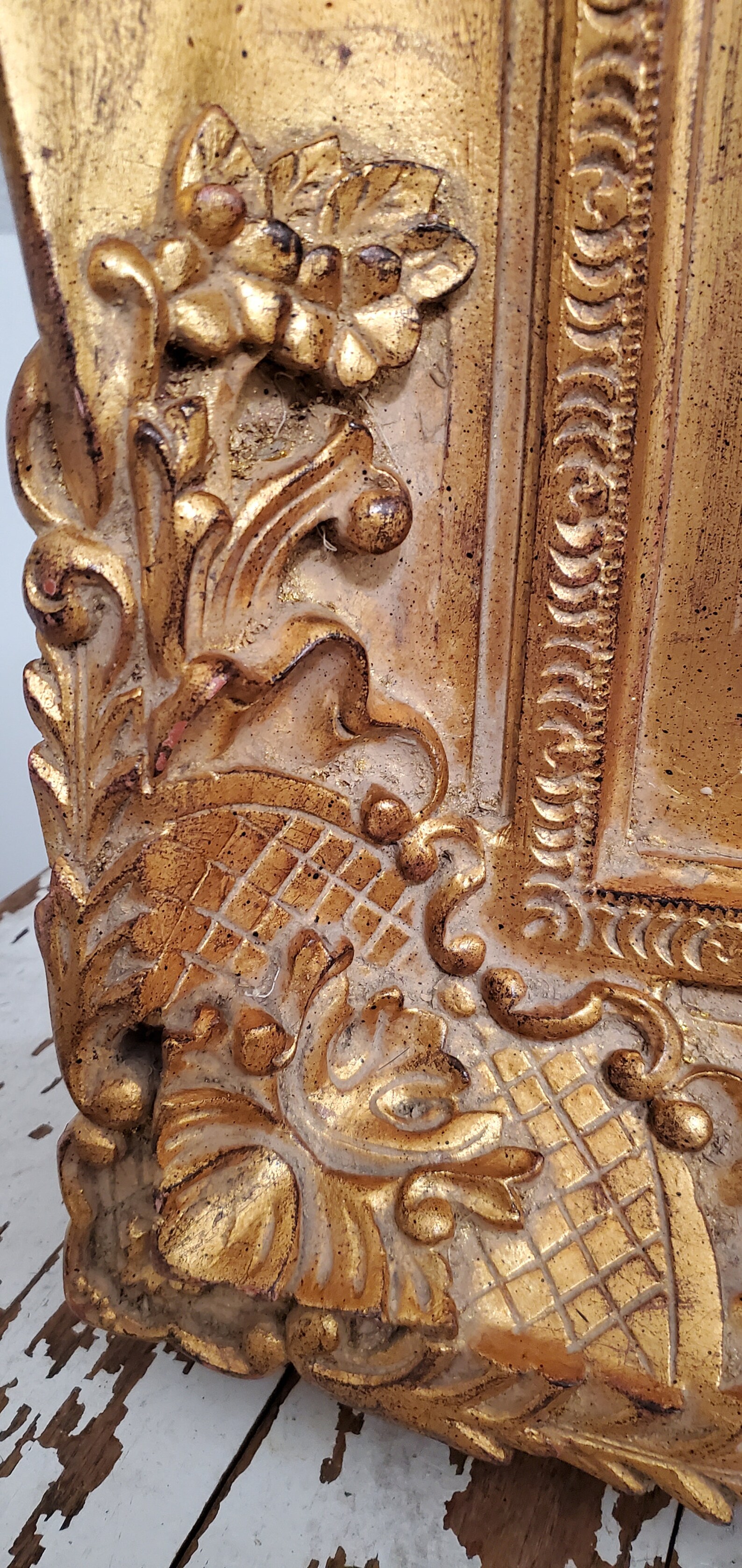 Antique Gold Gilded Massive Picture Frame Extra Large Musuem Quality ...