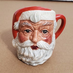 Antique Vintage Royal Doulton Santa Claus Pitcher W/ Mugs Set Rare Find ...