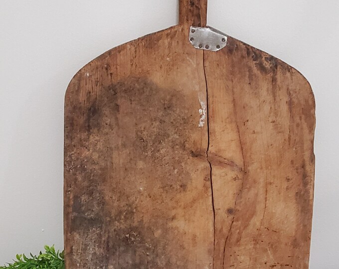 Authentic Antique Medium Turkish European Wood Breadboard Cutting Board ...
