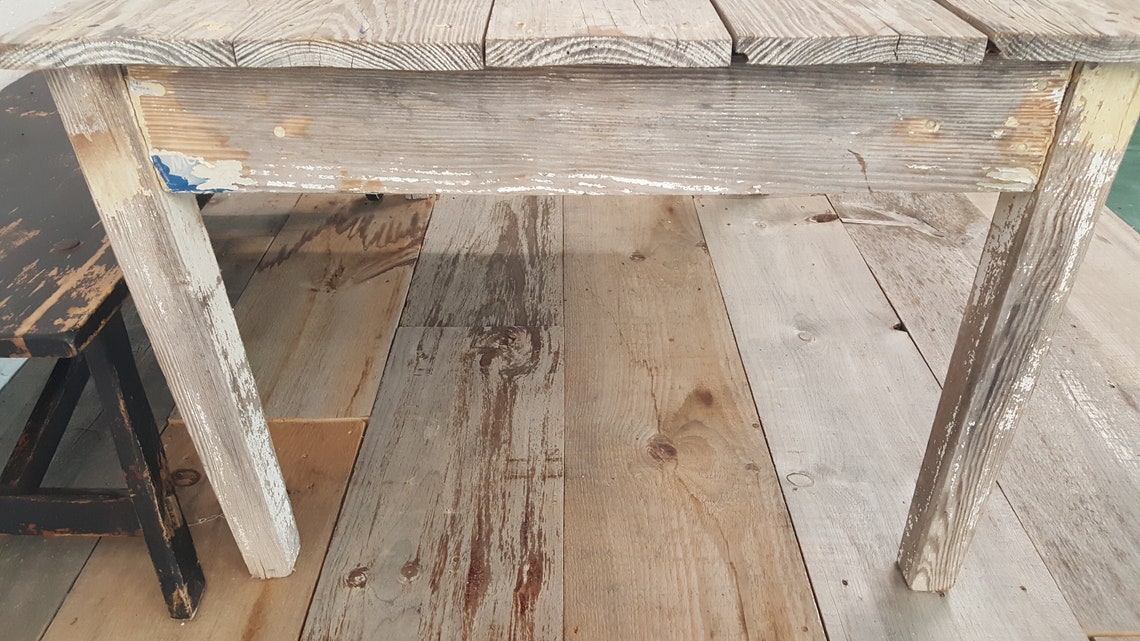 Antique Farmhouse Table/ Coffee Table Original Barnwood Chippy - Etsy