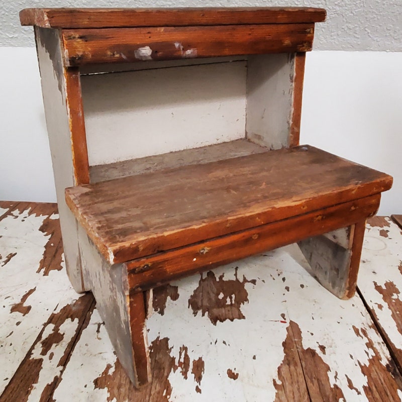 Primitive Stool - Etsy