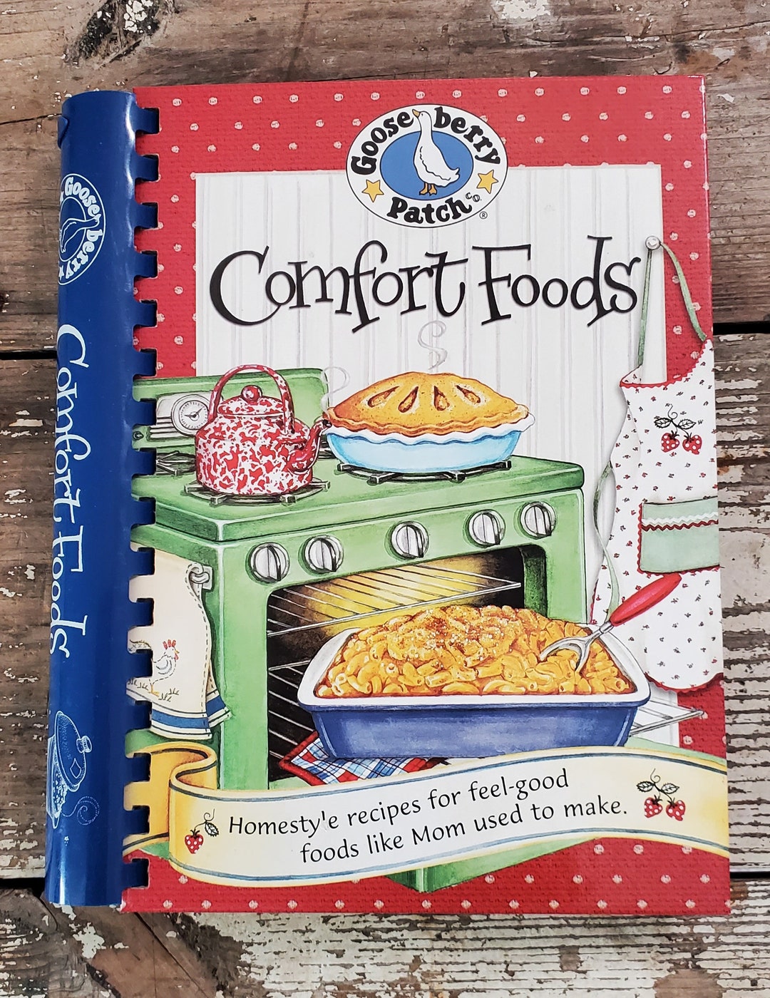 Vintage Gooseberry Patch Cookbook "comfort Foods" Farmhouse Cookbook ...