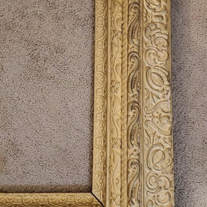 Antique Gold Frame Vintage Large Thick Frame Farmhouse Decor Wedding ...