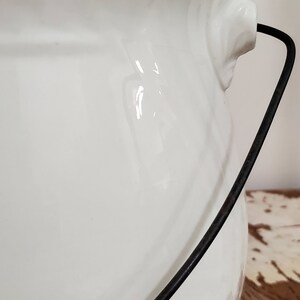 Antique Ironstone Slop Bucket With Lid/handle Large Container English ...