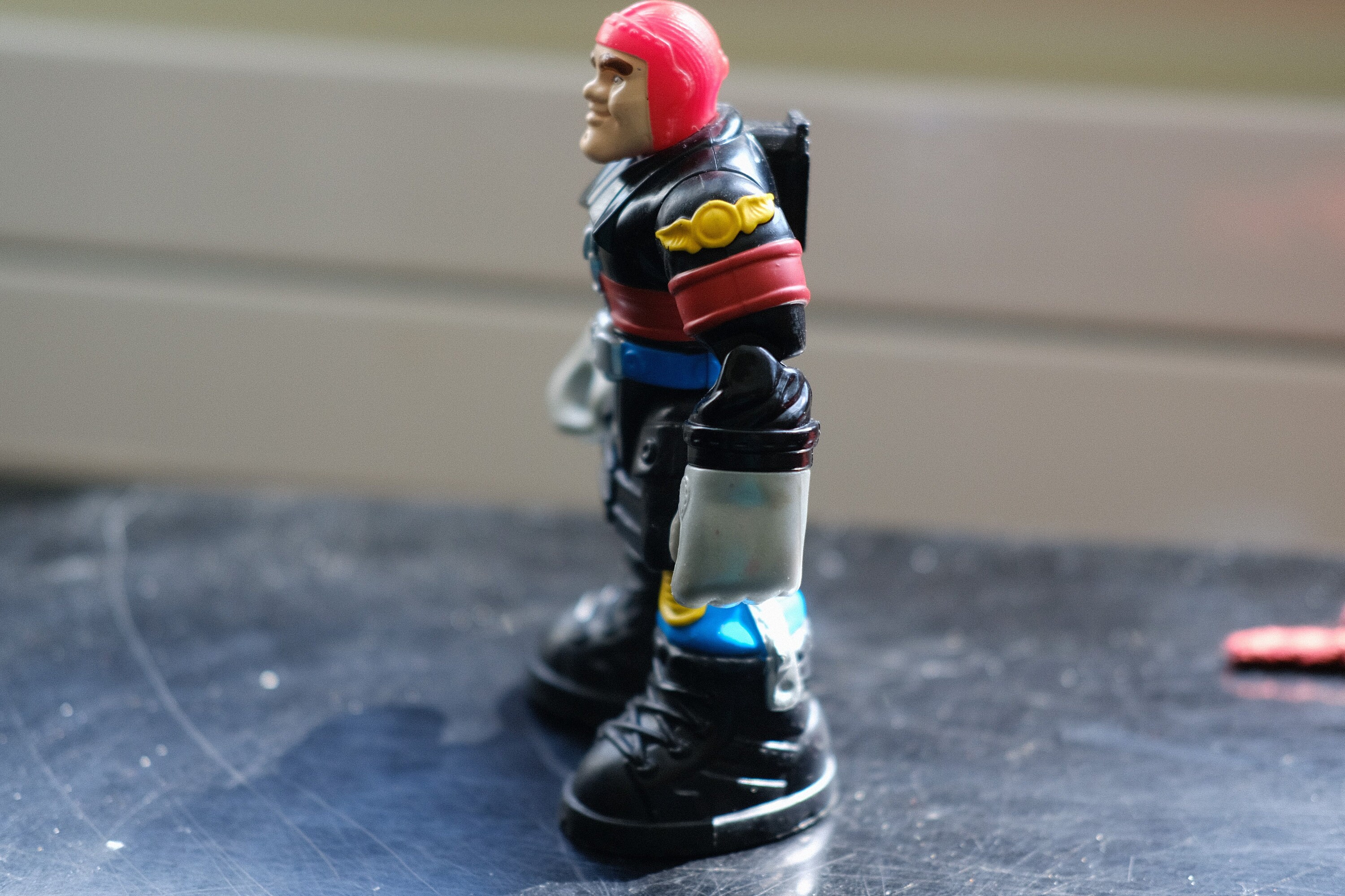 Vintage Fisher-price Rescue Heroes Hal E. Copter Flying Firefighter ...