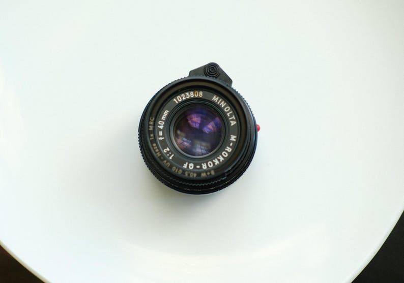 Vintage Minolta M Rokkor 40mm F/2 #1023808 - Etsy