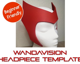 Cosplay Prop Template for X-men Scarlet Witch Headpiece | Etsy