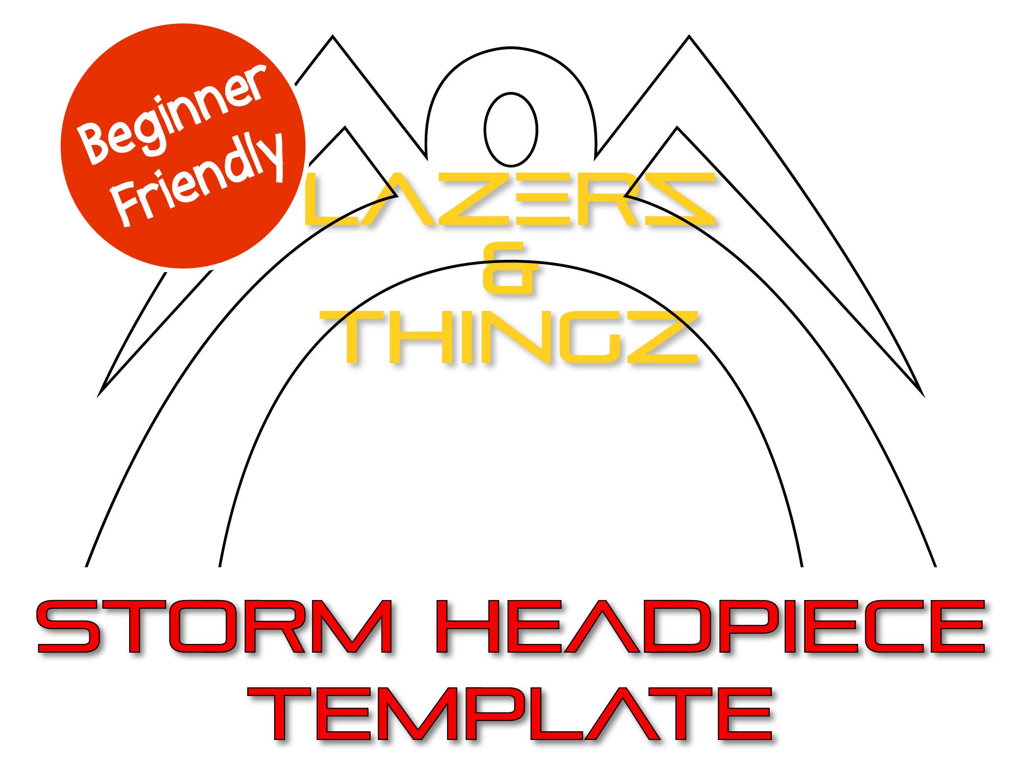 Cosplay Prop Template For X men Storm Costume Headpiece Etsy