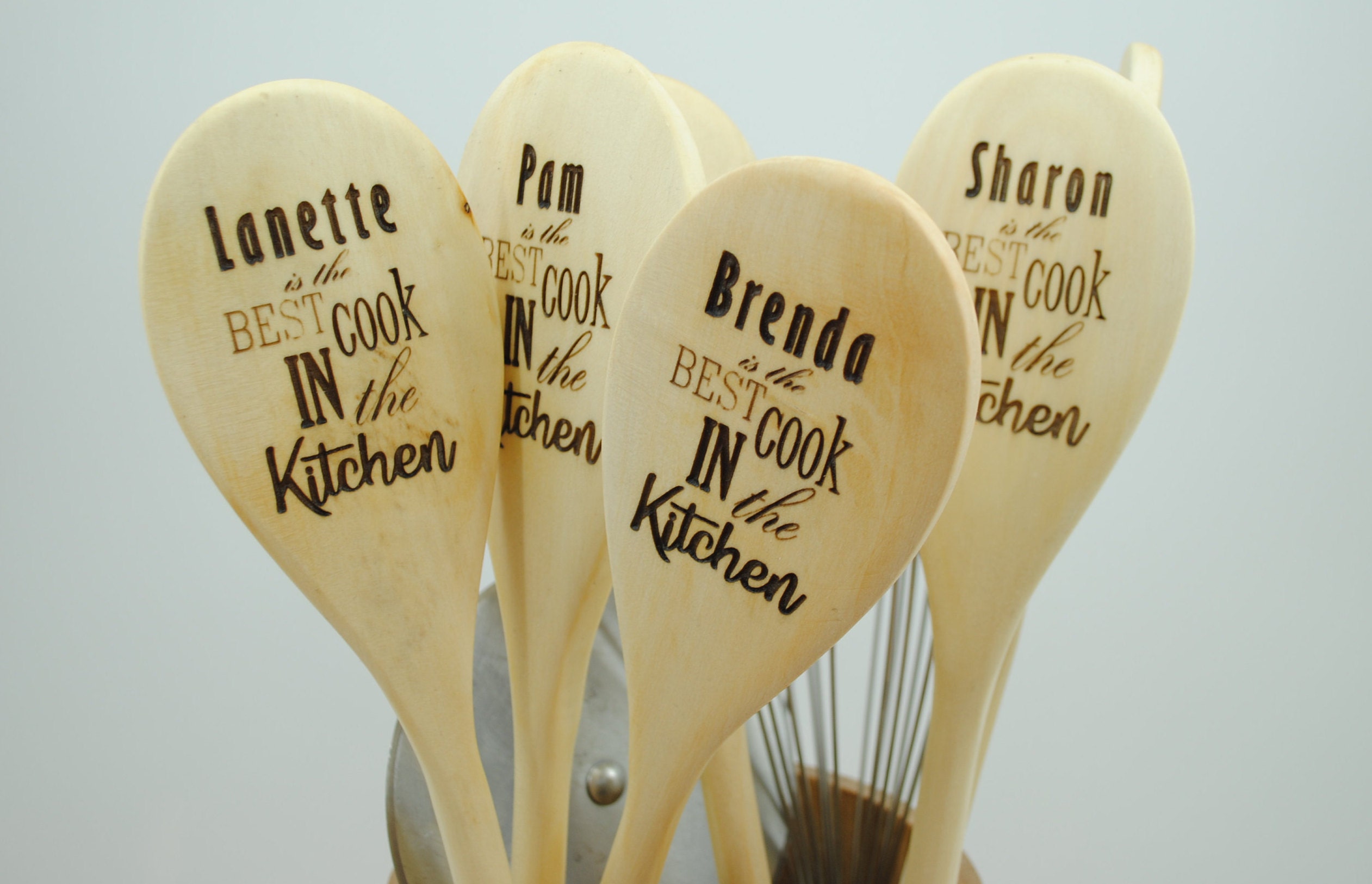 Custom Best Cook in the Kitchen Wooden Spoon Great Gift for | Etsy