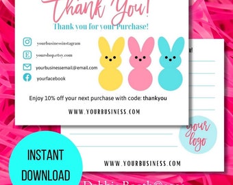 Easter Thank You | Etsy