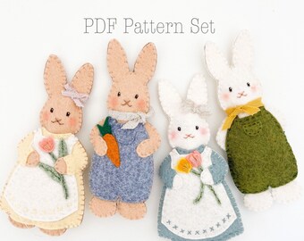 Felt Easter Bunny | Etsy