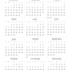 2025 Landscape Lined & Unlined Monthly Calendars | 8.5x11 | LANDSCAPE ...