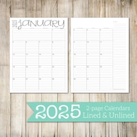 Printable Planner - Etsy