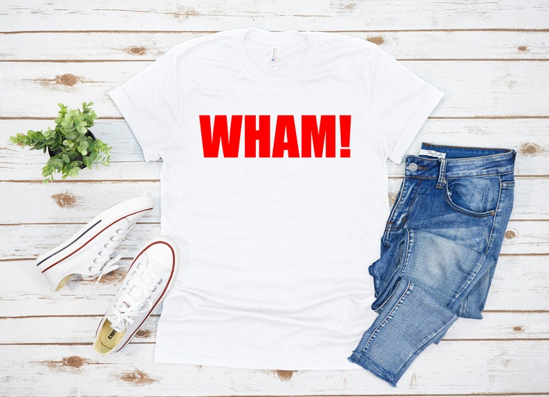 WHAM!, George Michael, 80's, Retro, T Shirt - Etsy UK