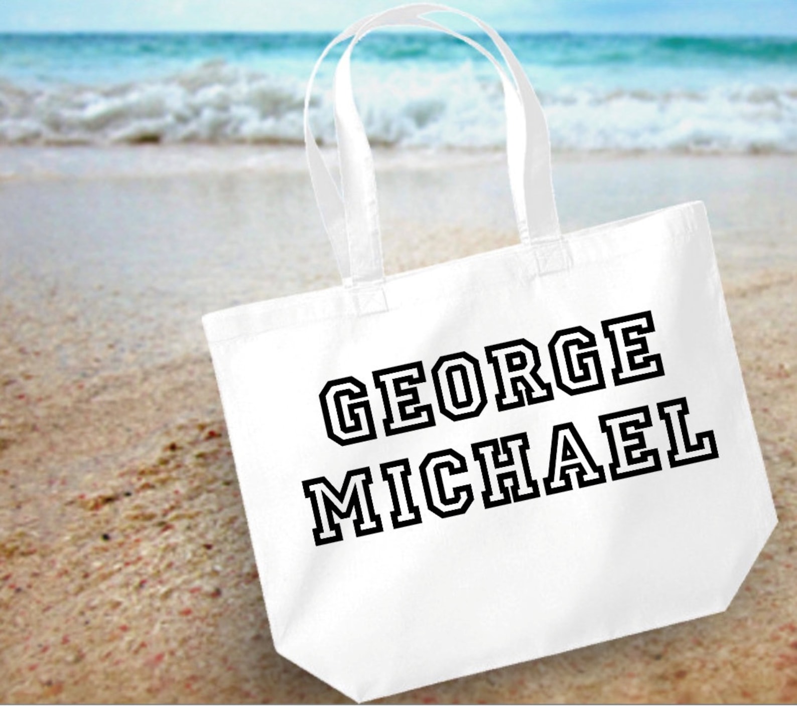 George Michael, WHAM!, 80's, Retro, Maxi Tote Bag - Etsy