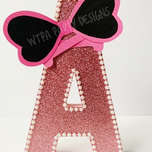 Fancy Nancy Inspired Letters /fancy Nancy Birthday Party/fancy Nancy ...